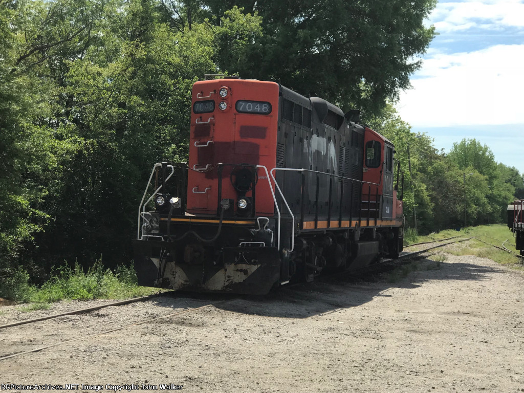 Ex-CN 7048 in Coastal Carolina yard